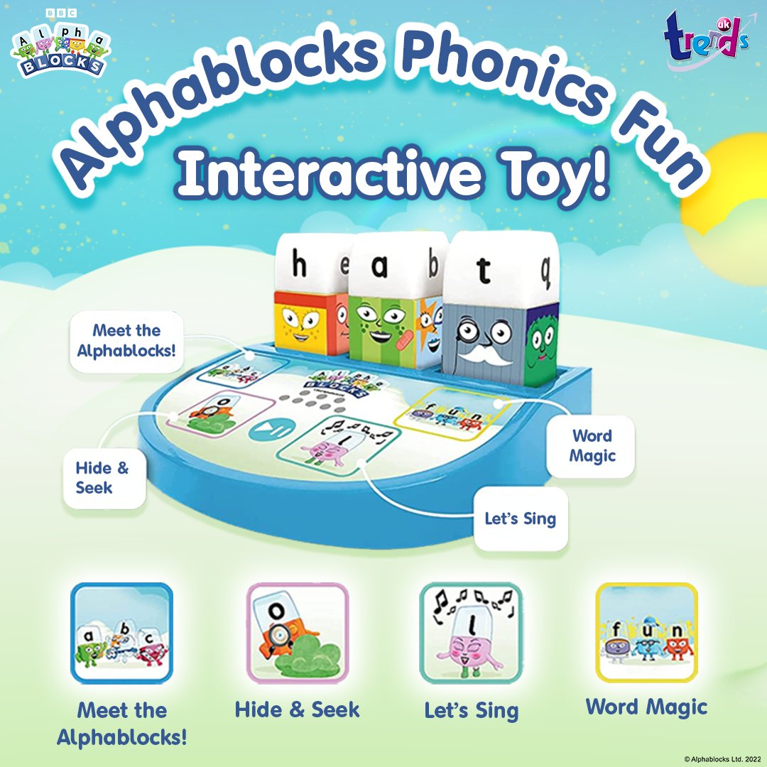 Alphablocks on Twitter: "Have you heard about our new interactive toy ...