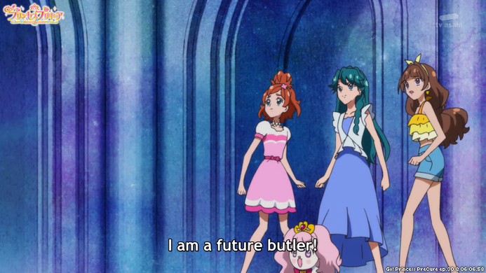 PreCure screenshots on Twitter: "Go! Princess PreCure ep.30 @ 06:06.58 "I am a future butler!" # ...