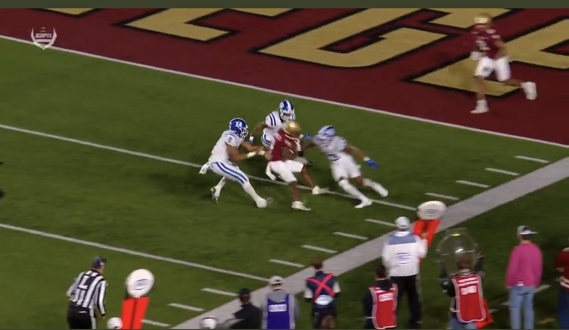 Andy Backstrom on Twitter: "This ended in a touchdown… Zay Flowers? Good at football. https://t ...