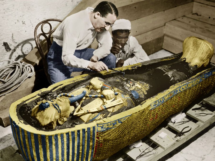 Dr. Peter J Brand on Twitter: "1/ last day of my Tutankhamun 100 day countdown: Today a solid ...