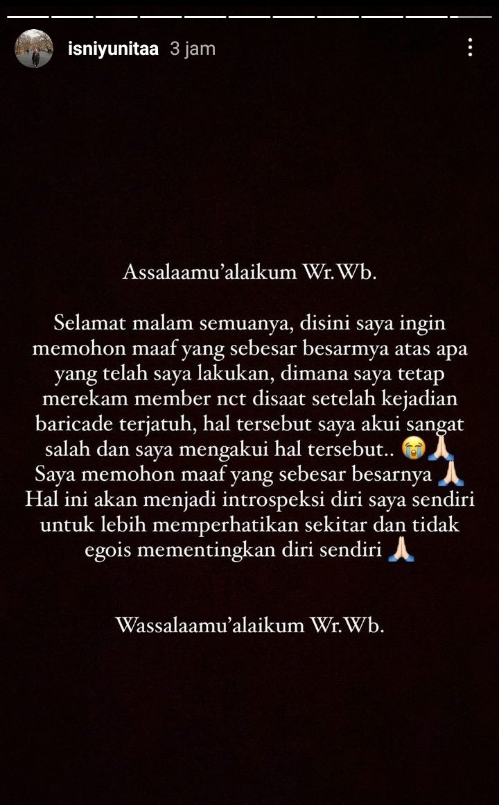 imyoona on Twitter: "UPDATE TERBARU GUYS DIA MINTA MAAF, KALAU KATA GUE MINTA MAAF JANGAN DI ...