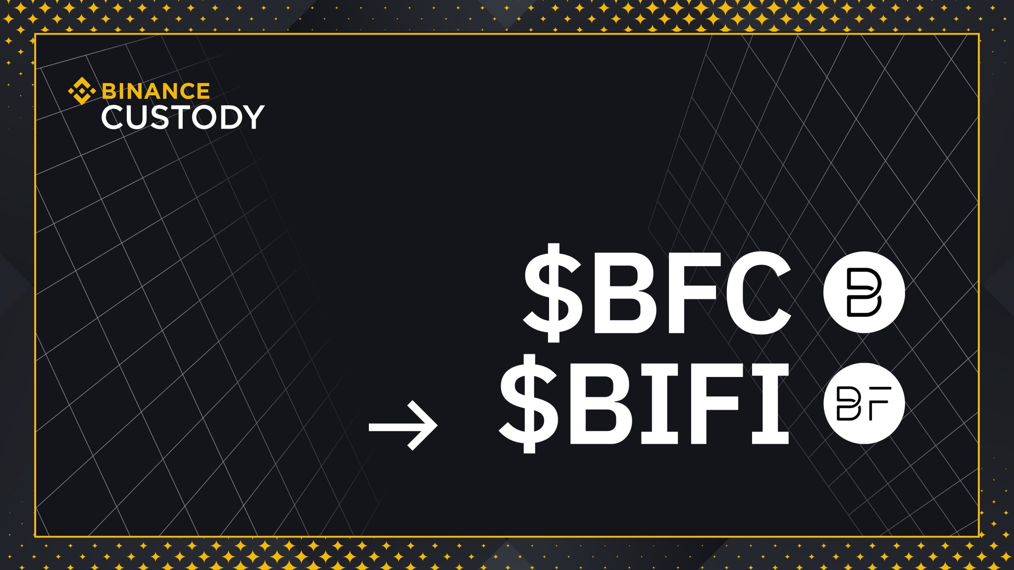Binance Custody on Twitter: "#Binance Custody now supports deposits and withdrawals for $BFC and ...