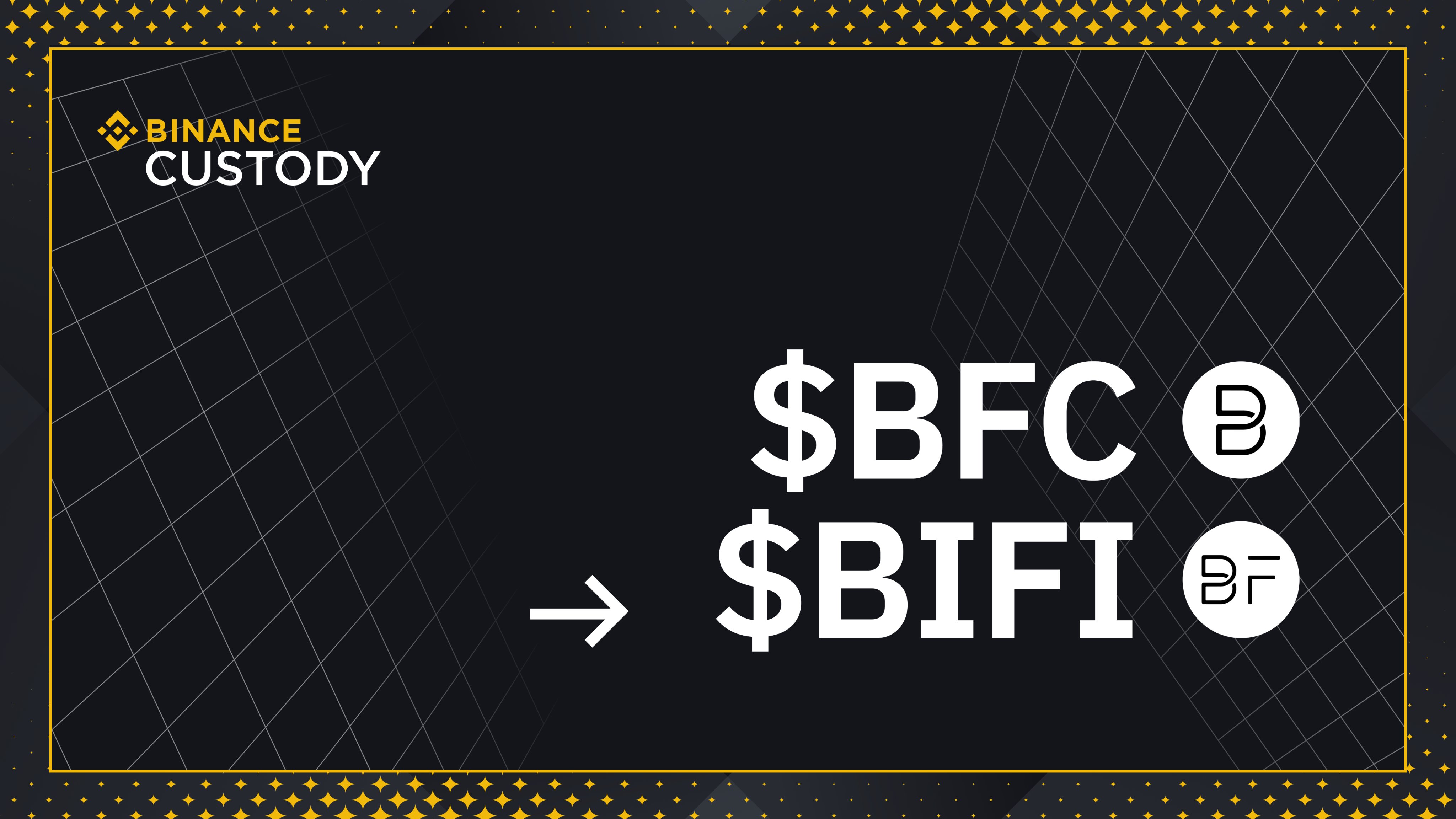 Binance Custody on Twitter: "#Binance Custody now supports deposits and withdrawals for $BFC and ...