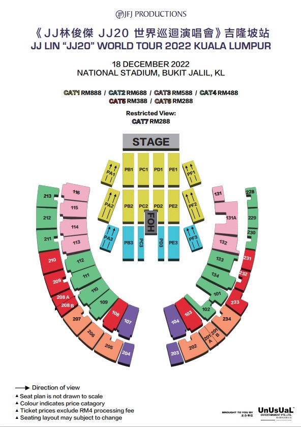 Jet Lim on Twitter: "JJ LIN 2022 WORLD TOUR 2022 KUALA LUMPUR 林俊杰2022大马演唱会 日期Date：18/12/22 地点 ...