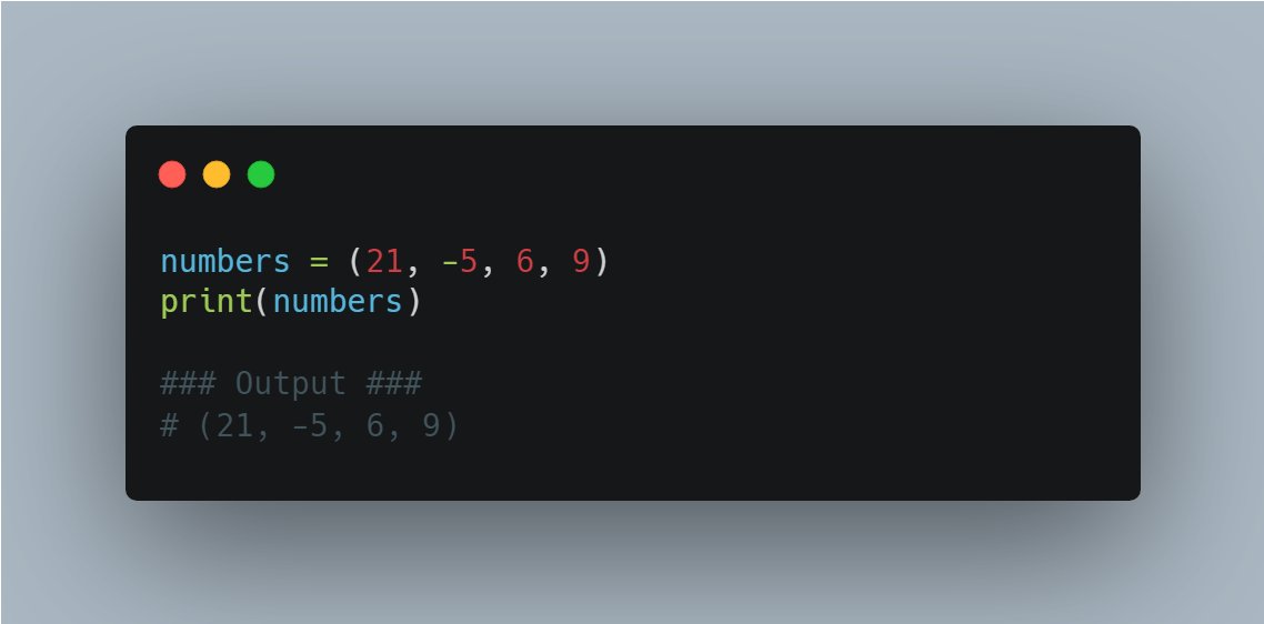 Day 5 of #60daysOfMachineLearning 🔵 Python Tuples 🧵 Here is how to work ...
