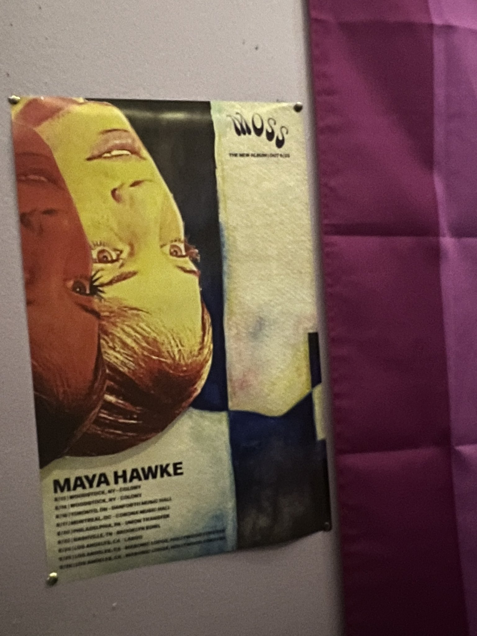 daily maya hawke on Twitter: "couldn’t get a poster at my show but she finally came