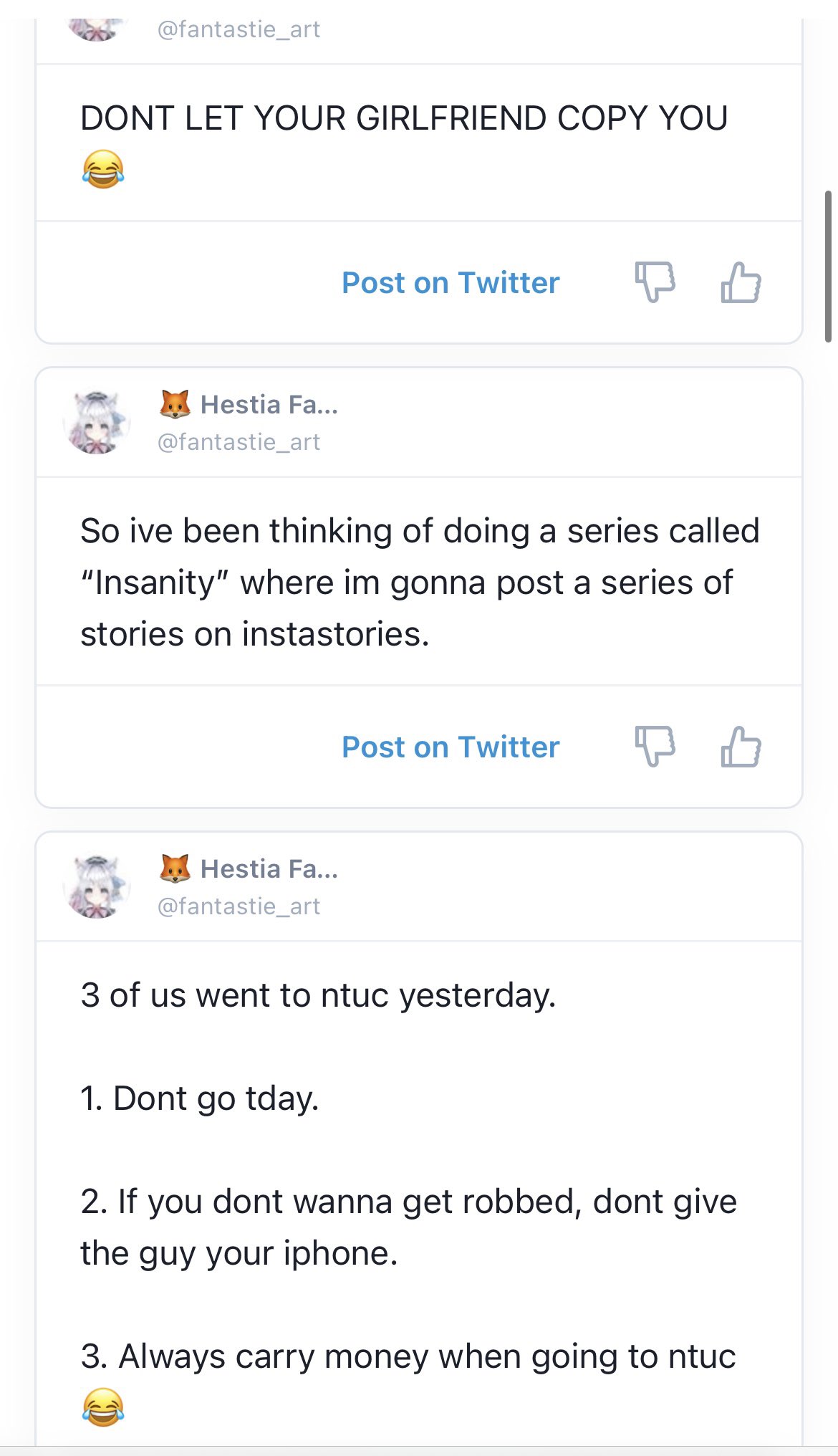 🦊 Hestia Fantastie🧂Vtuber Working on comms on Twitter: "Am i a certified aunty now? Is dat what ...