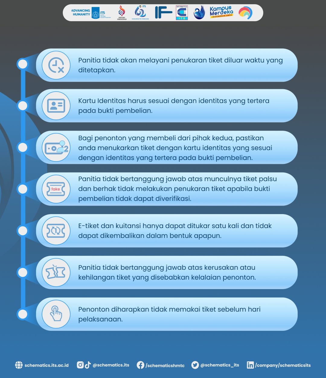Schematics ITS Surabaya on Twitter: "🔵SCH REEVA : PENUKARAN TIKET FISIK🔵 Hai, Schematroops! 👋🏻 ...