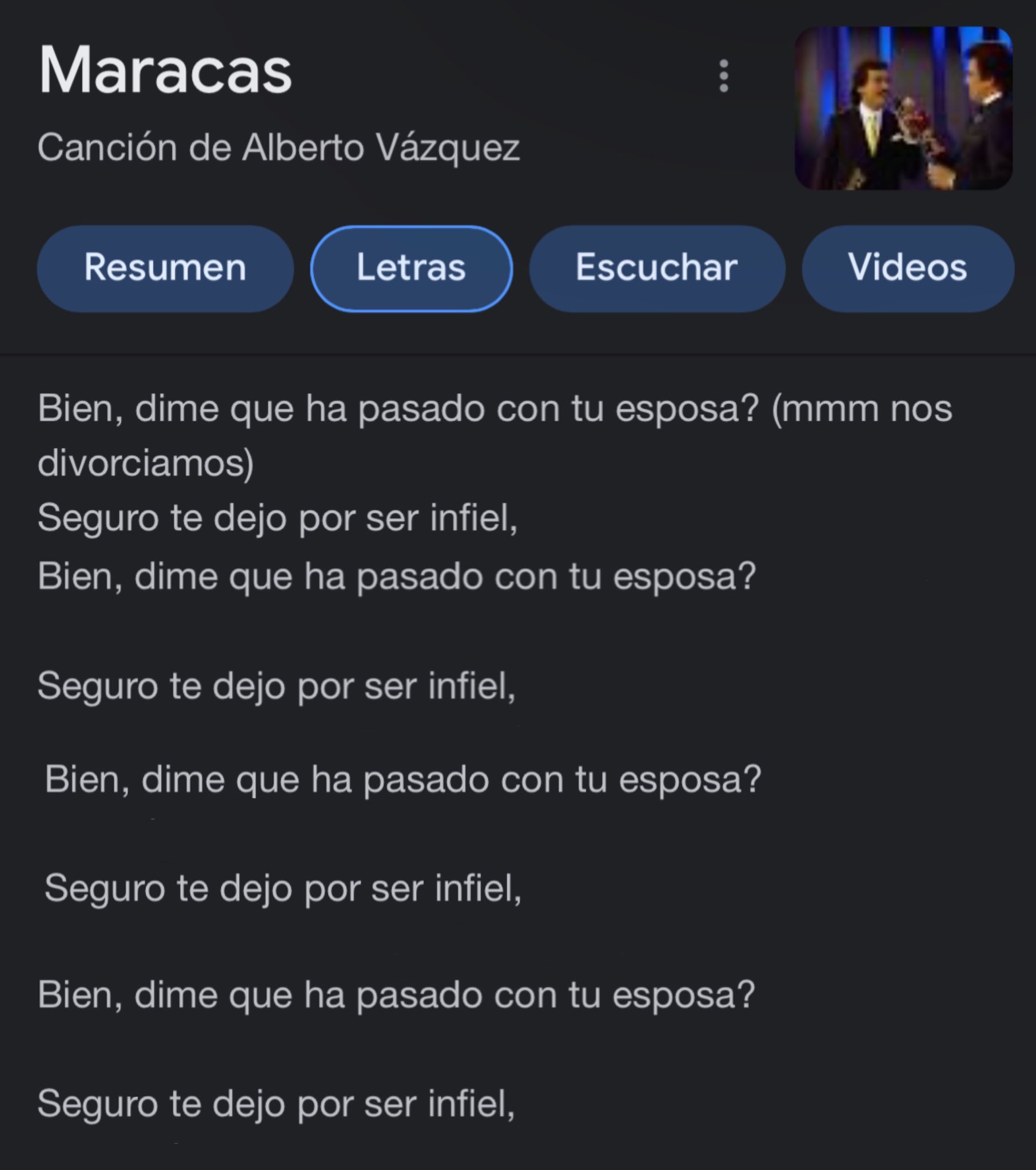 Maracas Letra MARACAS