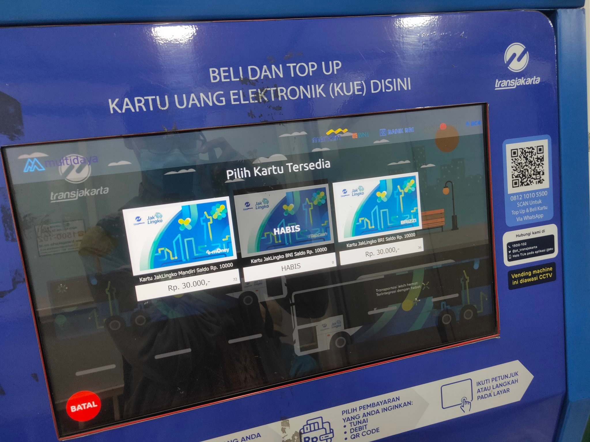M. Gaz on Twitter: "Buat teman² yg kesulitan cari kartu Jaklingko (biru) udah keliling kemana² ...