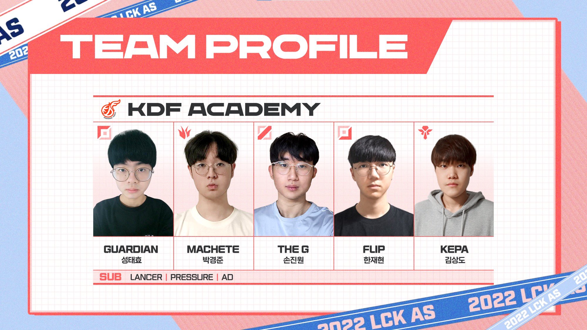 한국e스포츠협회 (KeSPA) on Twitter: "[2022 LCK AS 하반기 아카데미 리그] 3주차 5일 경기 방송 시청 안내 ⠀ 이어지는 두번째 경기는 ...