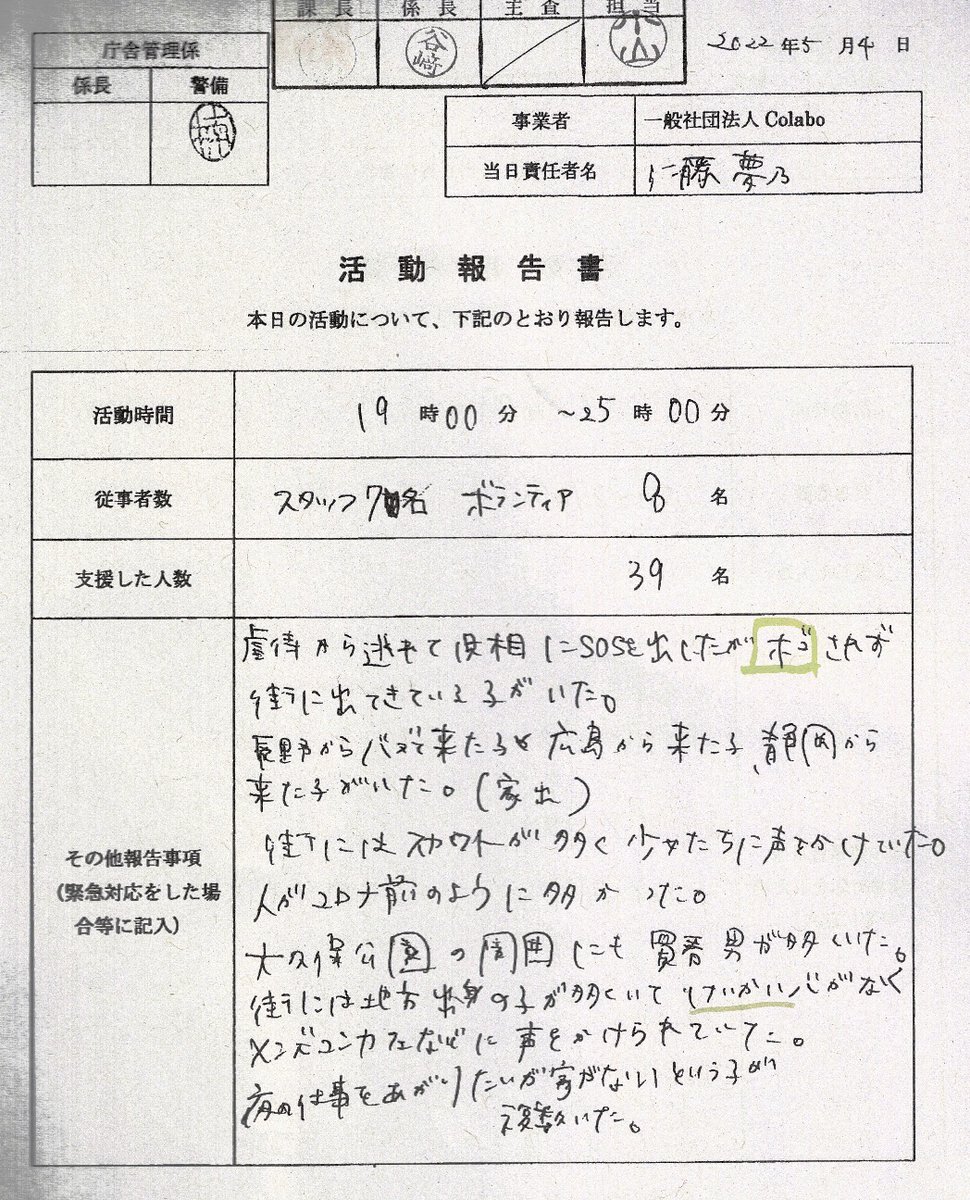 エコーニュース on Twitter: "【新着】「一般社団法人Colabo」の分析（30） 開示文書67ページ、ほぼぜんぶ手書きの「仁藤夢乃日誌」で読むコラボ https://echo ...