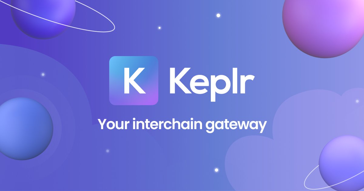 Airdrop Adventure 🧭 on Twitter: "1️⃣ Install Keplr Wallet Download here: https://chrome.google ...