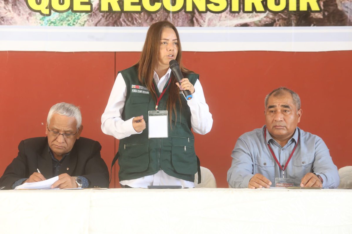 MIDAGRI - PERÚ on Twitter: "LA CALZADA SÍ VA. Desde Lambayeque, ministra Patricia Ocampo da ...