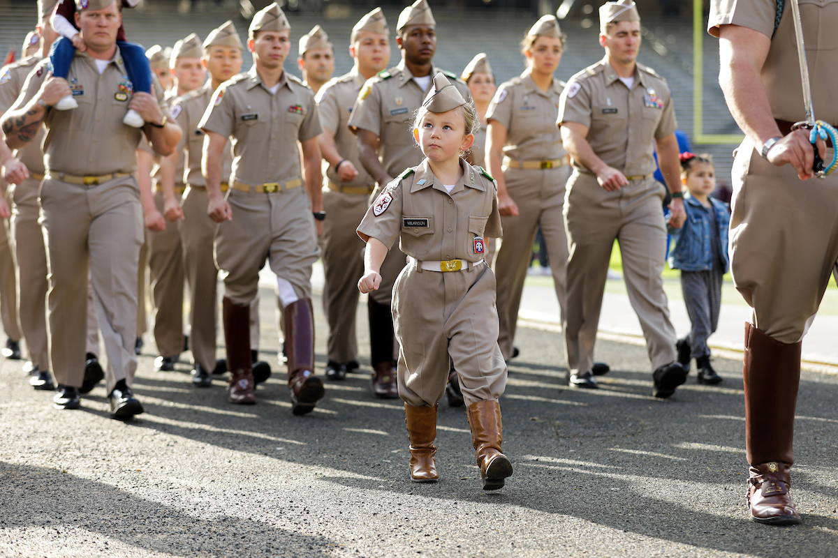 Texas A&M University on Twitter: "Delta Company, a unit in the @AggieCorps comprised solely of ...