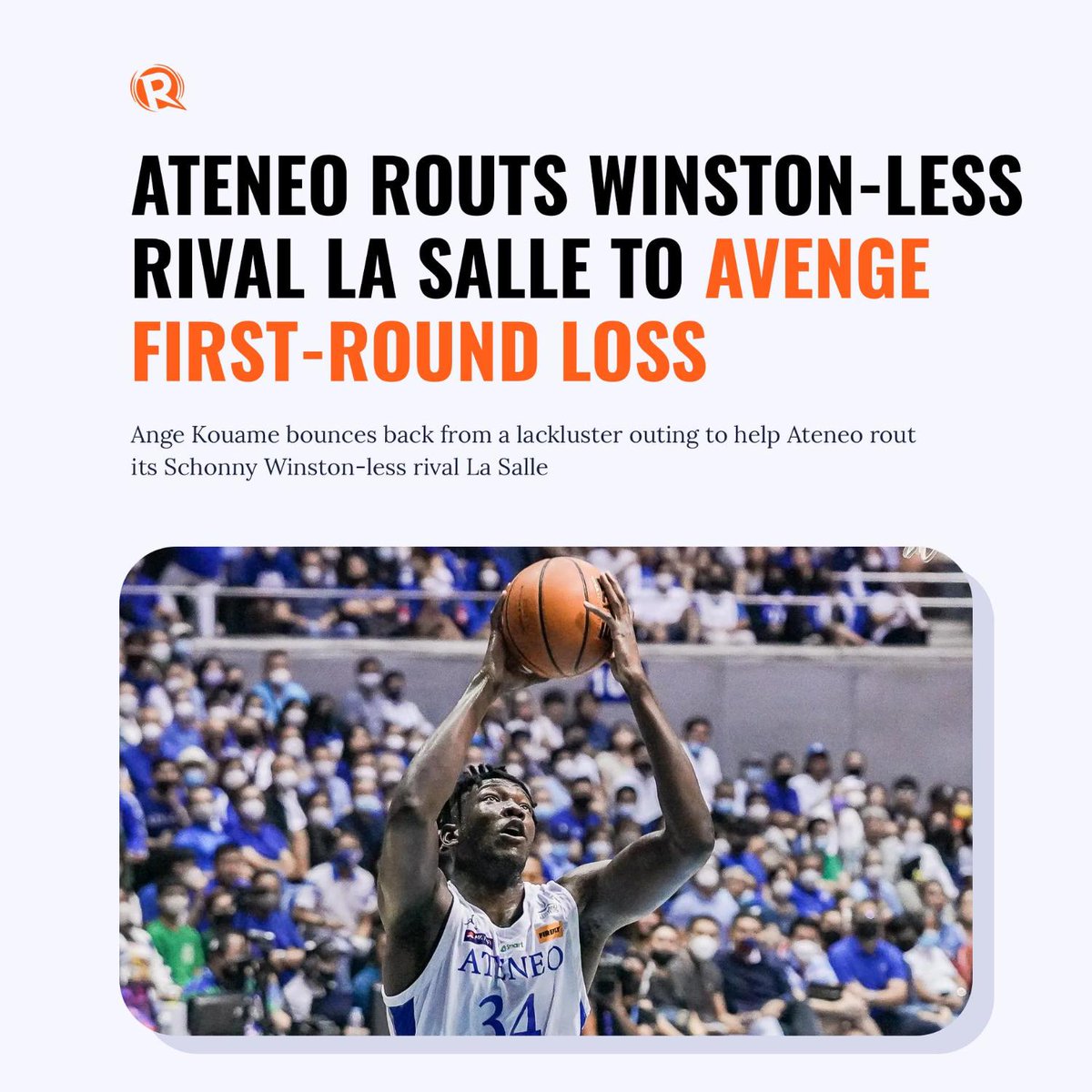 The Ateneo Blue Eagles got back in the UAAP Season 85 men’s basketball ...