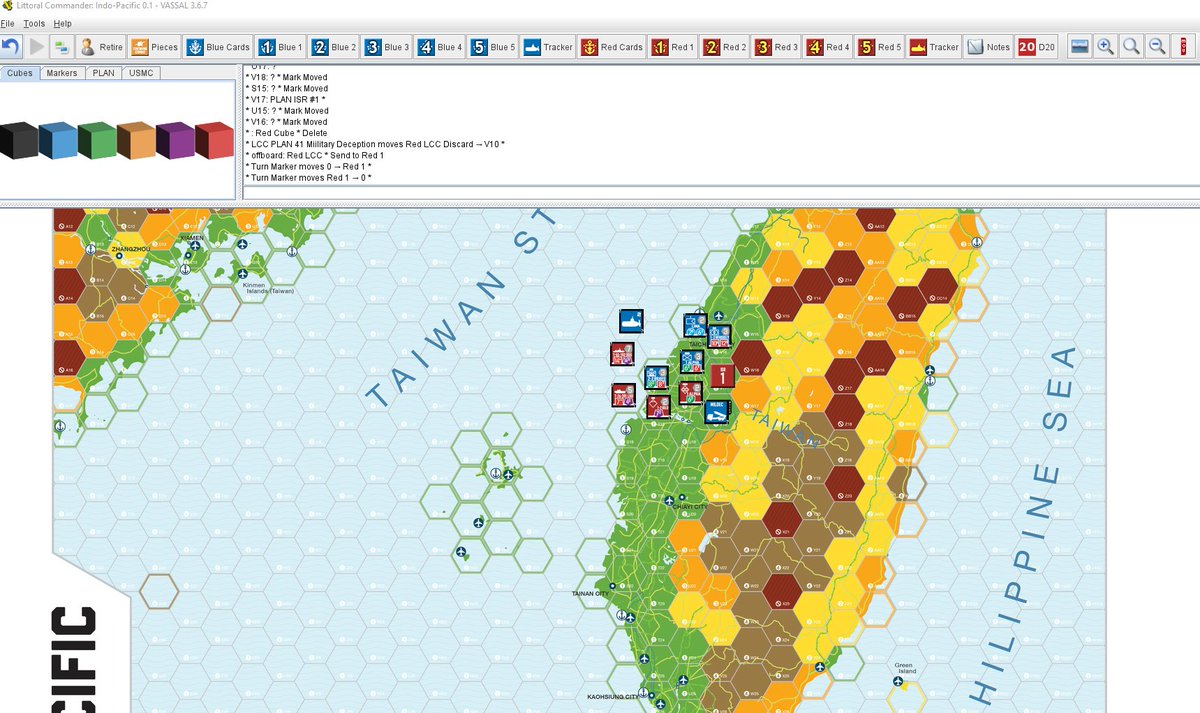 Sebastian Bae on Twitter: "The VASSAL module for my Littoral Commander #wargame w ...