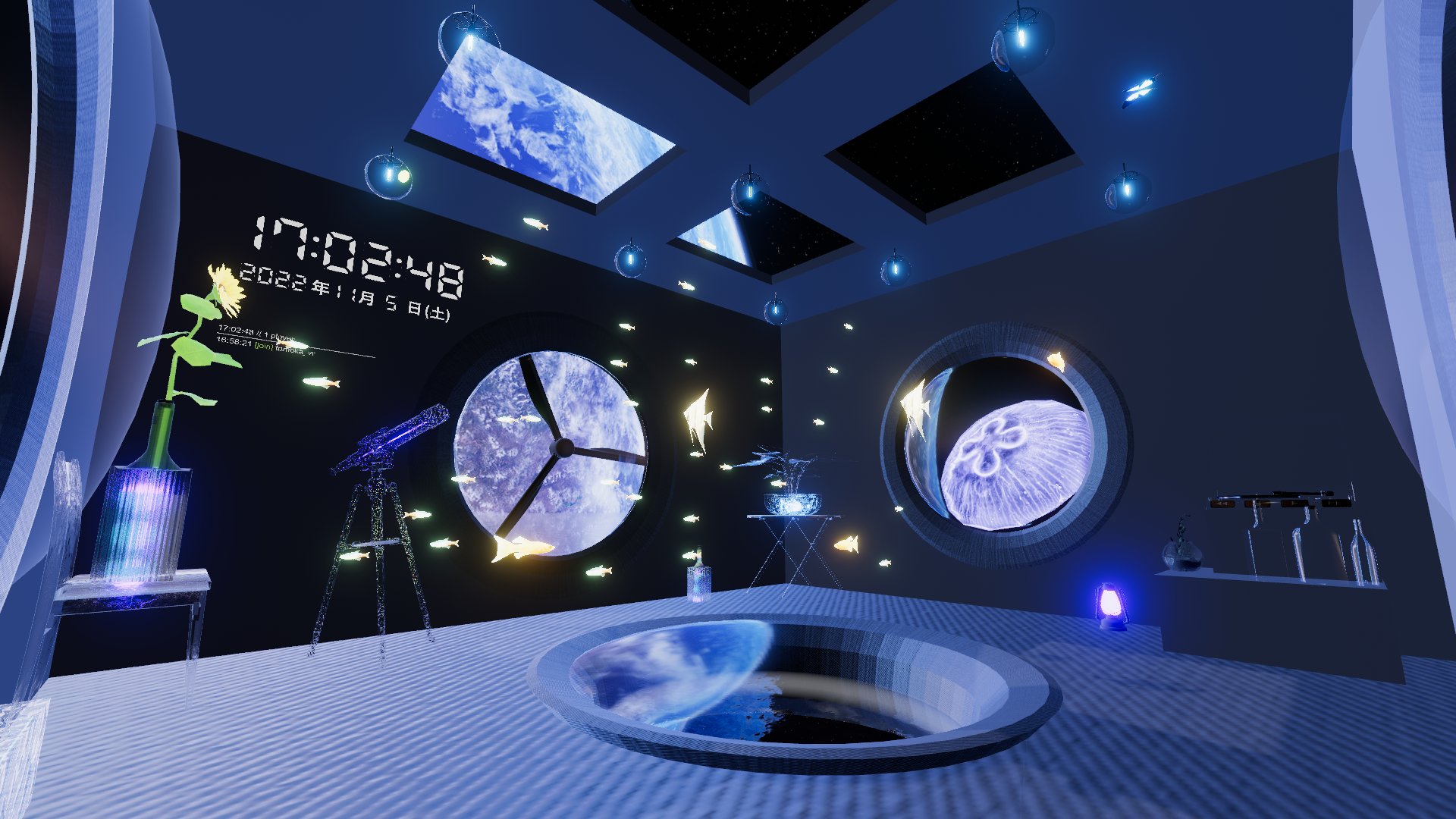 とも可 on Twitter: "World: 天球の水族館 Charlotte's Celestial Aquarium 水音や小さな水族館の雰囲気が素敵なところでした！ 睡眠にぴったりな ...