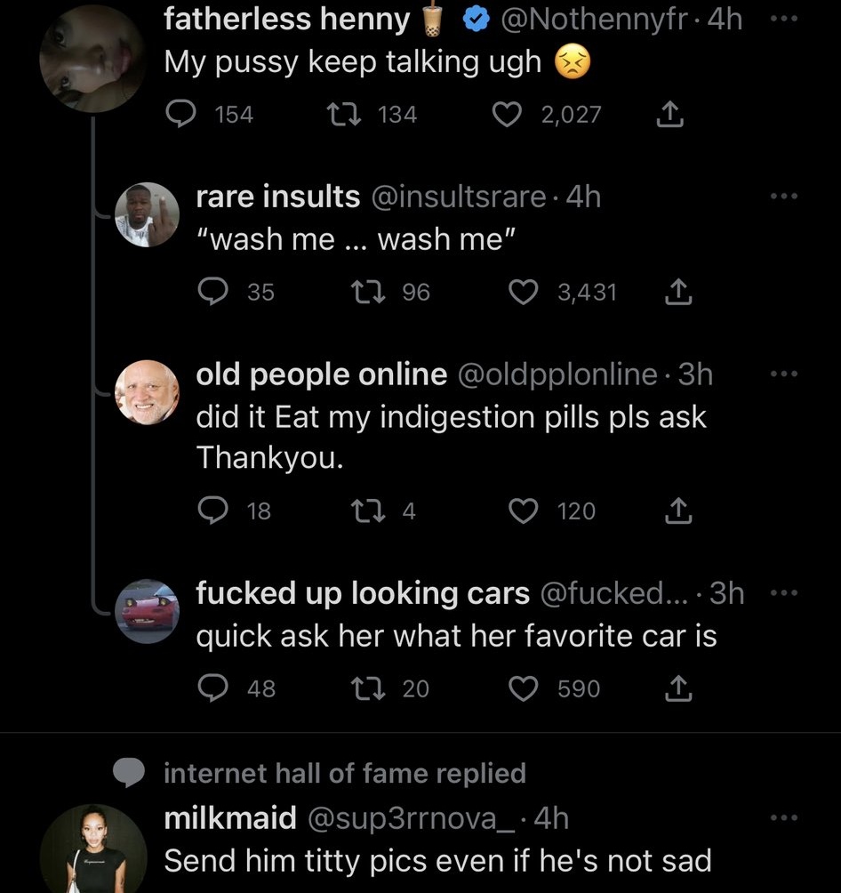 Gimmick Accounts Being Annoying Posting Ls On Twitter Bruh T