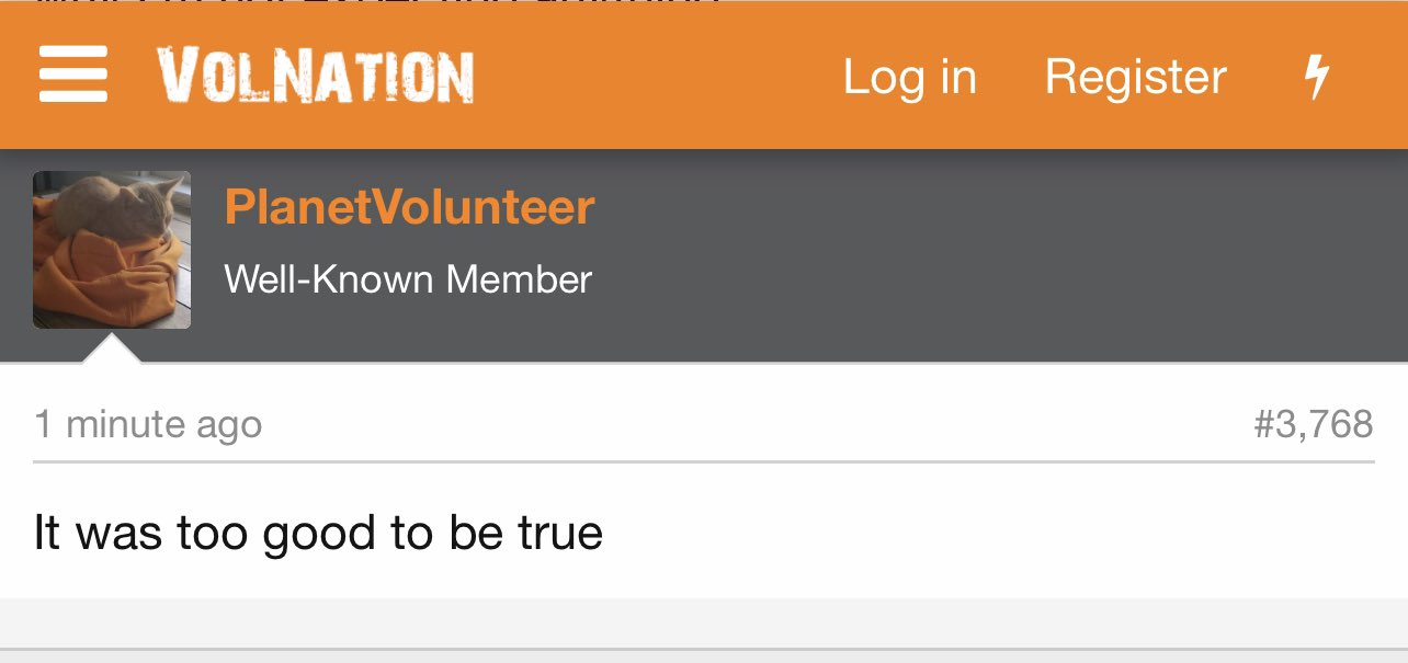 Message Board Geniuses on Twitter: "🚨MELTDOWN ALERT 🚨 #Tennessee is down 35-17 in the first half ...