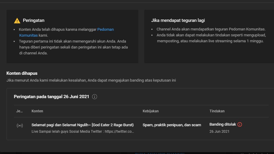 Ren Fubuki || Open Commission on Twitter: "Tolong @TeamYouTube Saya disini cuma main God Eater 2 ...