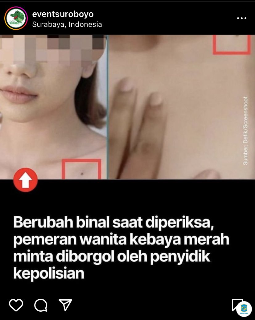 🦈 SUROBOYOFESS 🐊 on Twitter: "Ealah -rek mbak kebaya merah iki meresahkan adakno https://t.co ...