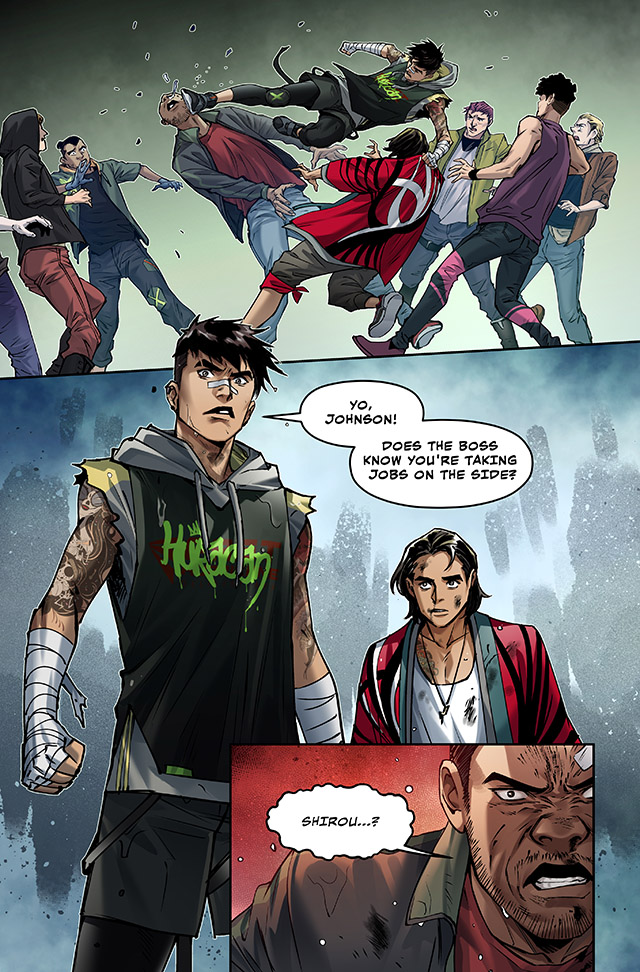 「Chapter 5 is released.👊 #Garena #FreeFire #Shirou #TheTroub」海凝 Hainingの漫画