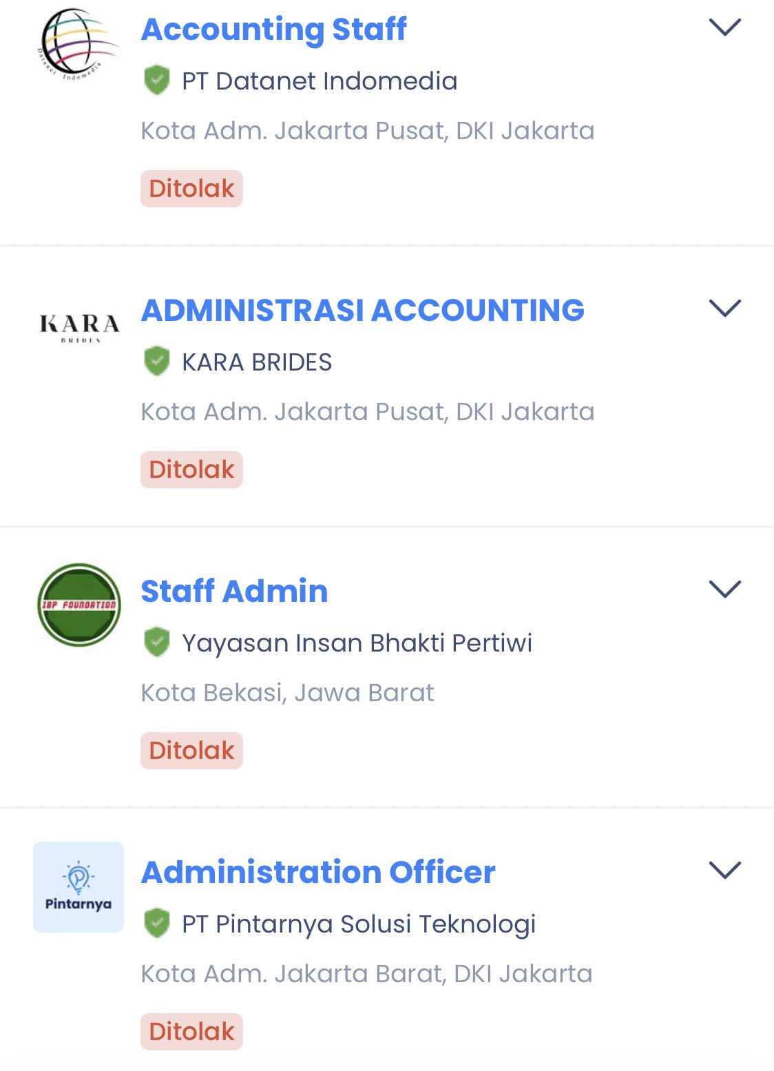 BACA RULES DI (bit.ly/worksfess) on Twitter: "Work! Baru cek app lamaran dan begini hasilnya ...