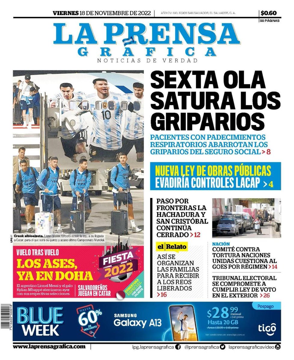 La Prensa Gráfica On Twitter Compartimos La Portadalpg De La Prensa