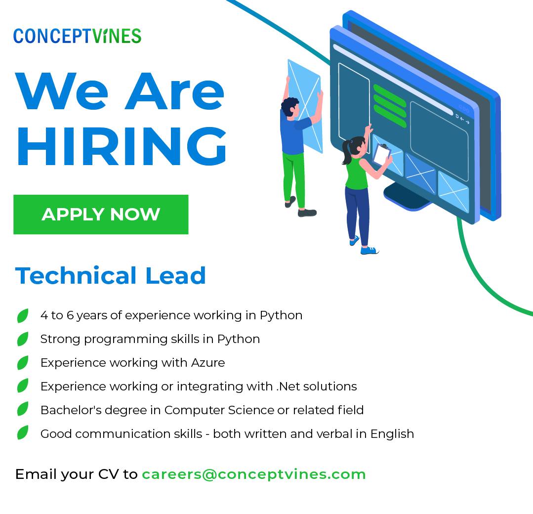 Conceptvines On Twitter Were Hiring Hiring Hiringnow 