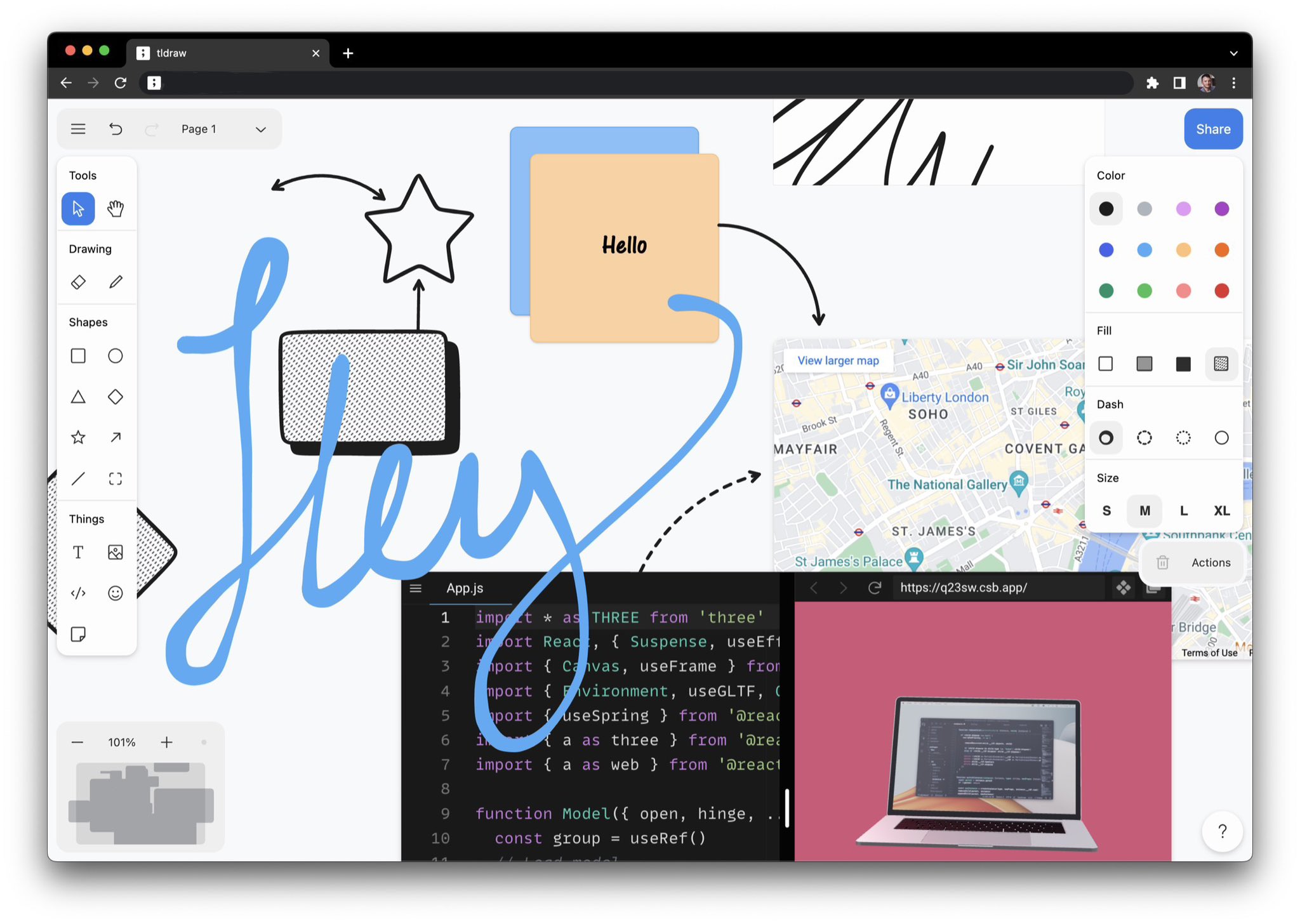 tldraw on Twitter: "almost ready! https://t.co/d8rYWNTCjF" / Twitter