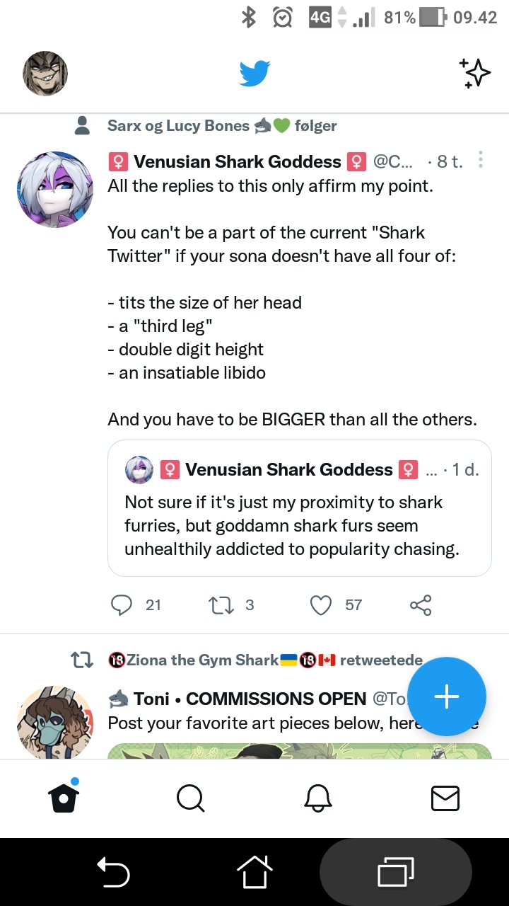 🏴‍☠️most sane freak🏴‍☠️ on Twitter: "@Fenrisu Its also kind of ironic because her shark is ...