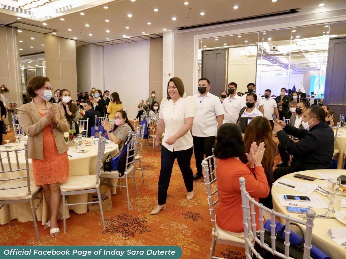 Vice President and DepEd Sec. Sara Duterte was guest speaker at the ...
