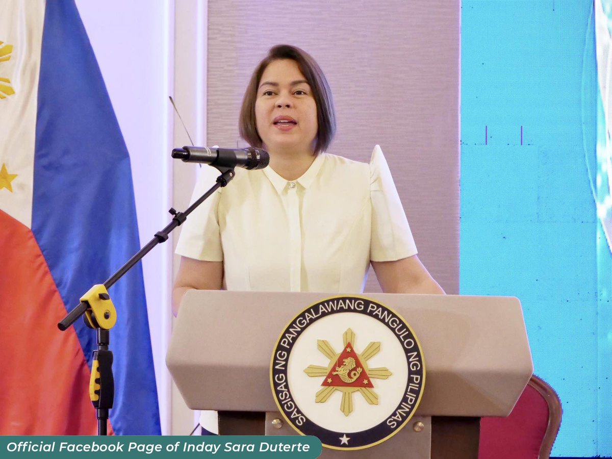 Vice President and DepEd Sec. Sara Duterte was guest speaker at the ...
