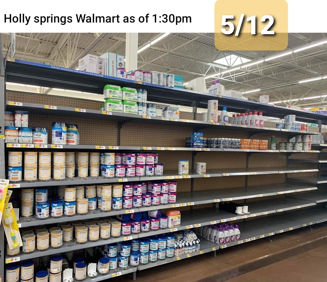 Walmart Empty Store Shelves