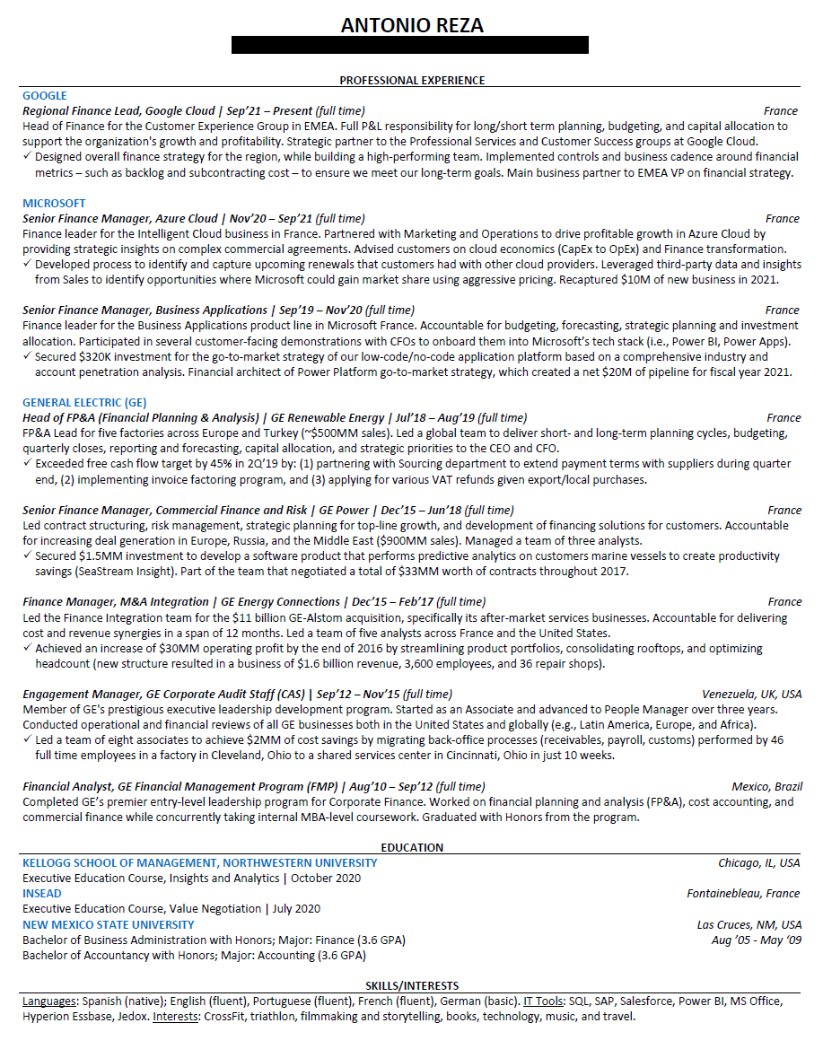 Antonio Reza on Twitter: "1.1 Polish your resume Make your life easy and use this template. This ...