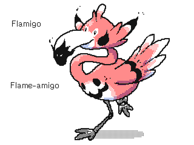 🥖 Kéké 🥖 On Twitter Wait A Minute Just Seen That Flamigo Was The Name Of The New Pokémon
