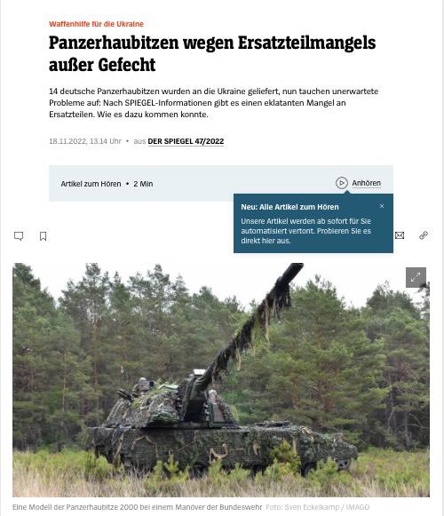 NEXTA on Twitter: "German self-propelled howitzers in Ukraine fail due to lack of spare parts ...