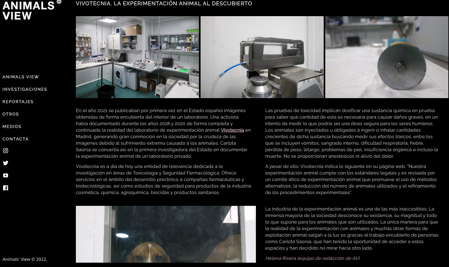 Animals' View on Twitter: "Esta semana hemos compartido el necesario ...