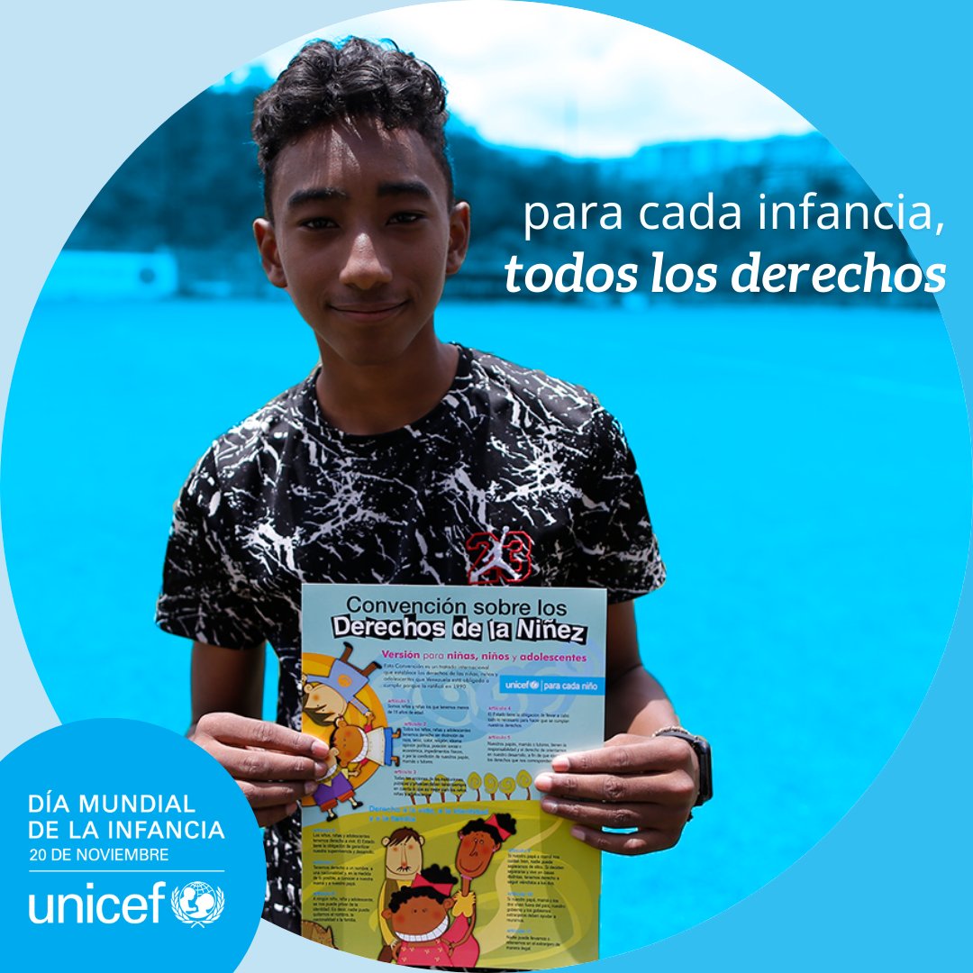 Unicef Venezuela On Twitter Cada 20 De Noviembre Celebramos El