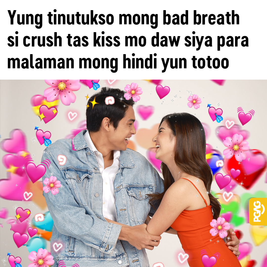 PGAG on Twitter: "Ah ganun pala yung teknik para ma-kiss si crush 🤪 Kaya mag Closeup Red Hot ...