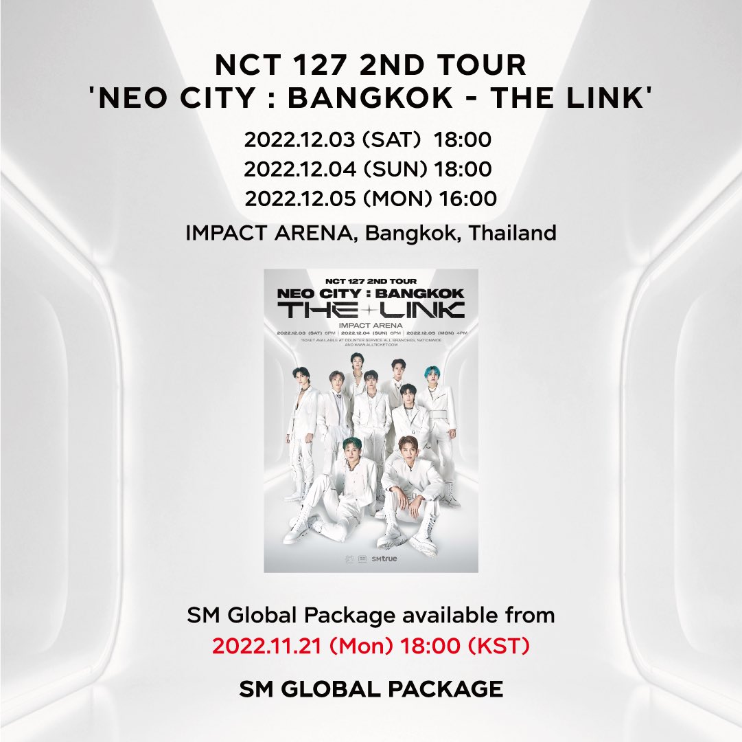 SM GLOBAL PACKAGE on Twitter: "[NCT 127 2ND TOUR 'NEO CITY : BANGKOK - THE LINK'] SM Global ...