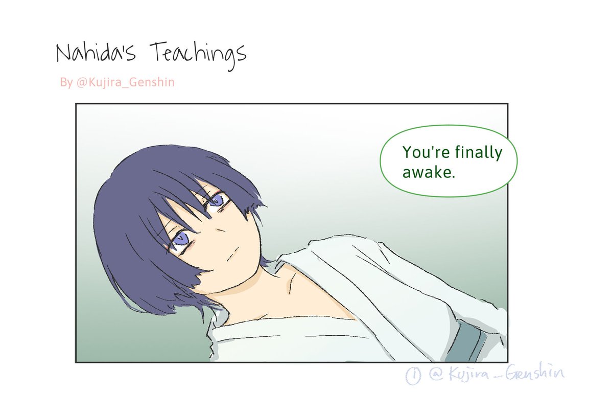 Nahida story quest spoilers* Nahida was teaching others in」Kujiraの漫画