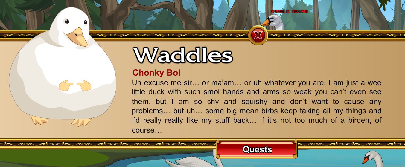 Alina on Twitter: "Waddles the Duck makes everything better. He is one of the main reasons why ...