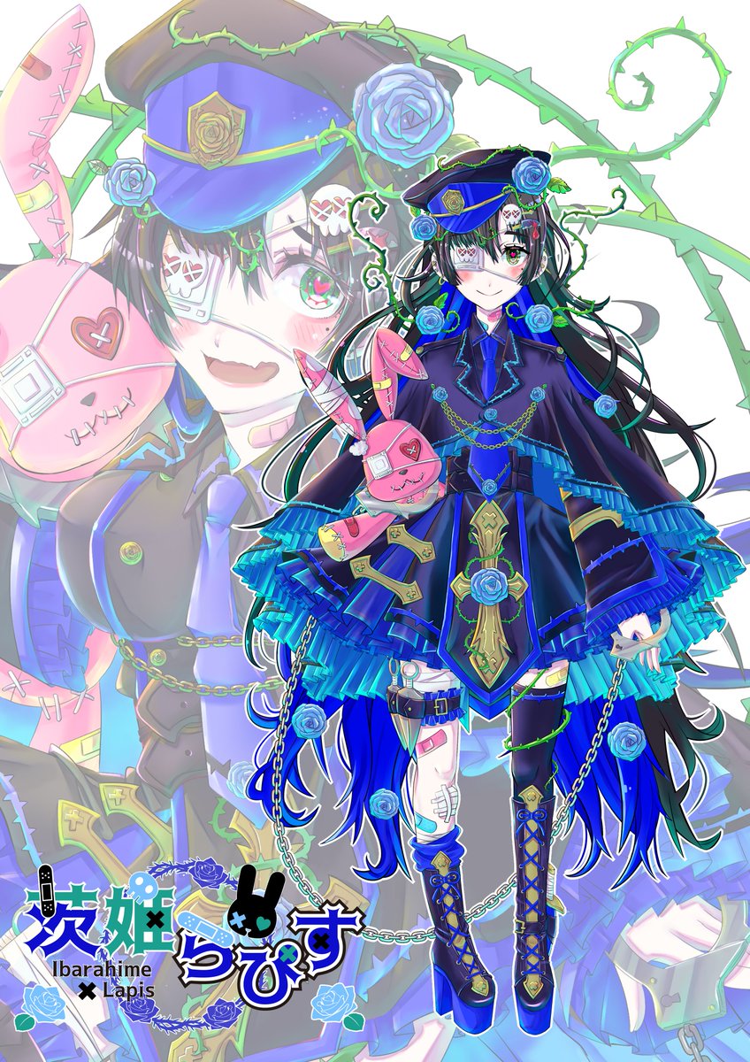 茨姫らぴす💀🩹💙新人Vtuber on Twitter: "表裏のあるVtuber、茨姫らぴす 表→地雷系メンヘラお嬢様 裏→なんでも屋 💙YouTube https://onl.sc ...