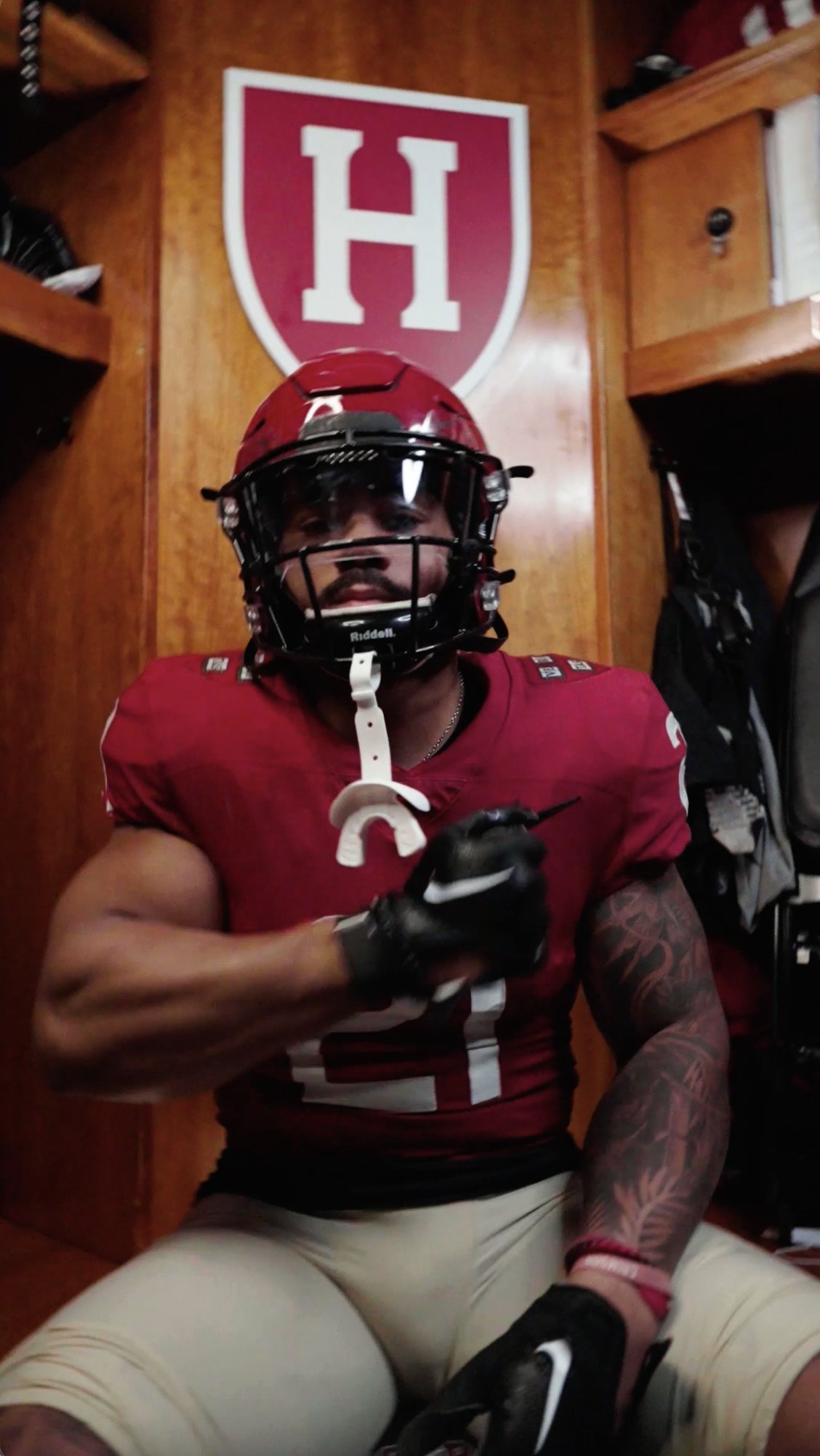 Harvard Football Uniforms