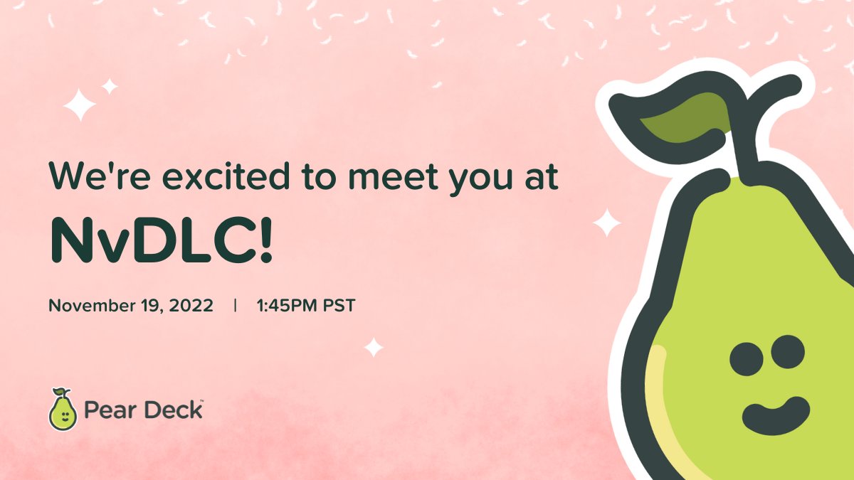 Pear Deck on Twitter: "We can't wait to meet you at the # ...