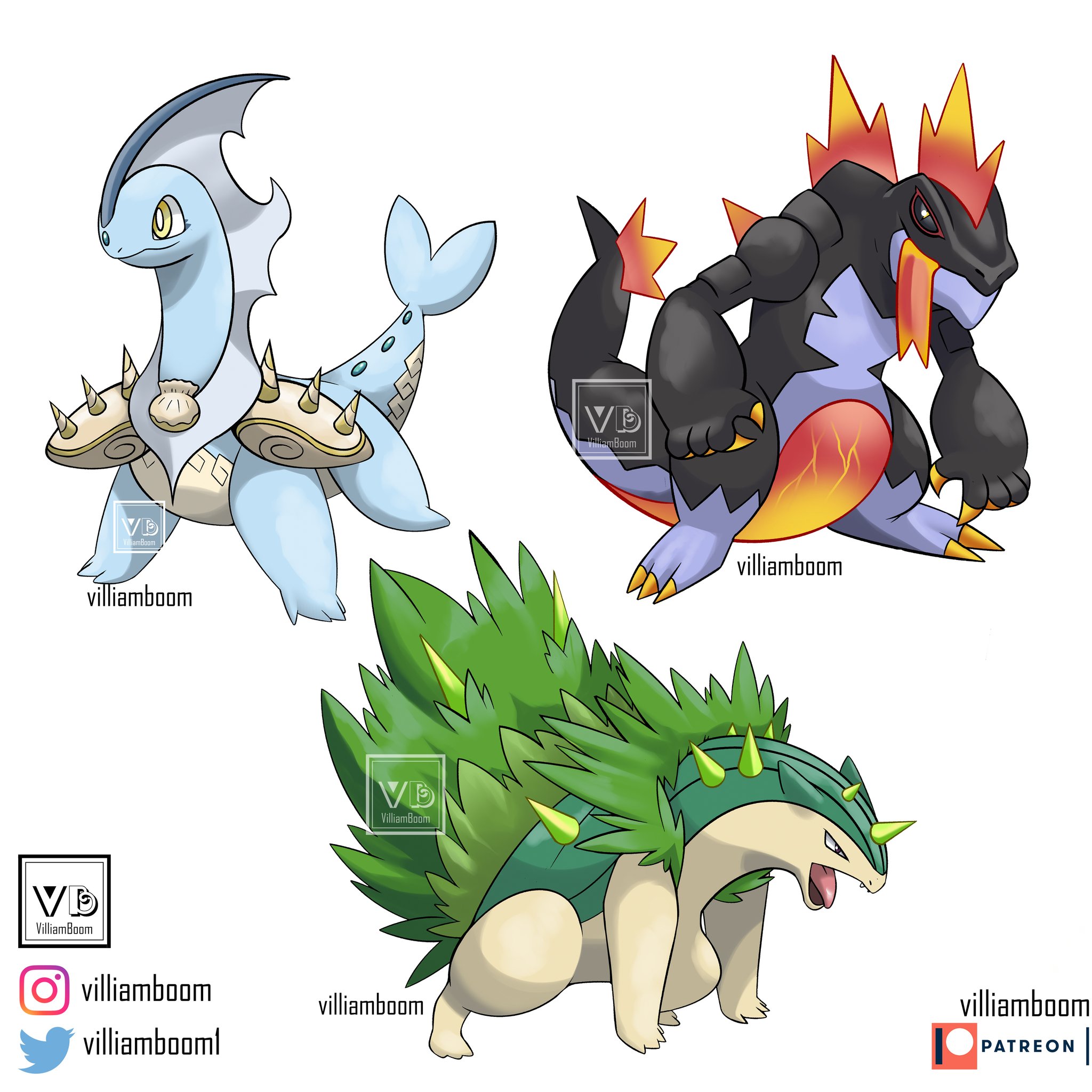 Meganium Typhlosion Feraligatr Mega Evolution