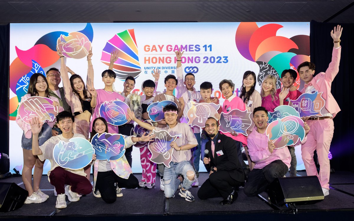 Gay Games on Twitter: "RT @GayGamesHK2023: GGHK celebrated our one-year countdown to the Games ...