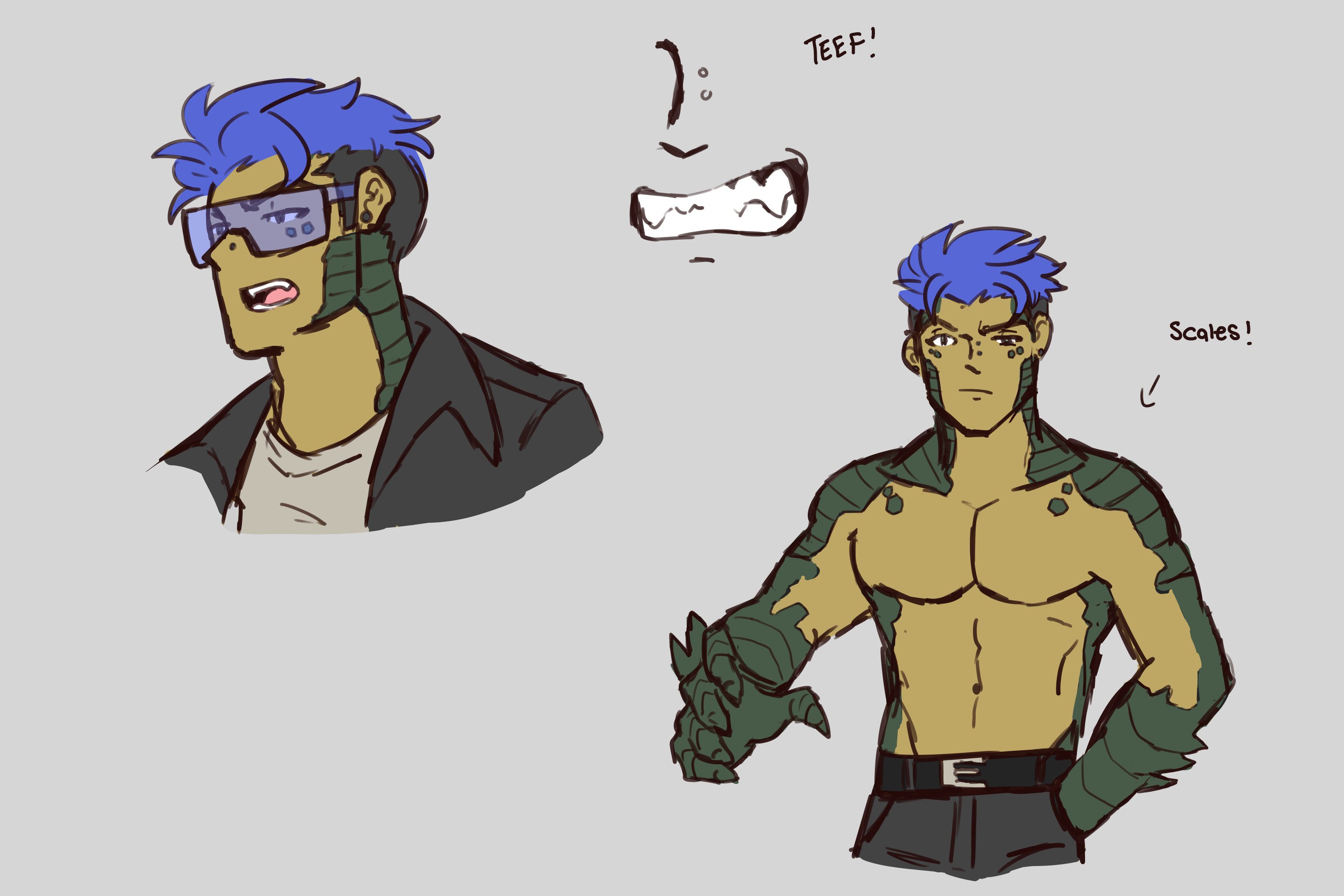 💫Swanky | Comms Open💫 on Twitter: "You know how I always say that Jagen's a gator? Well actually ...